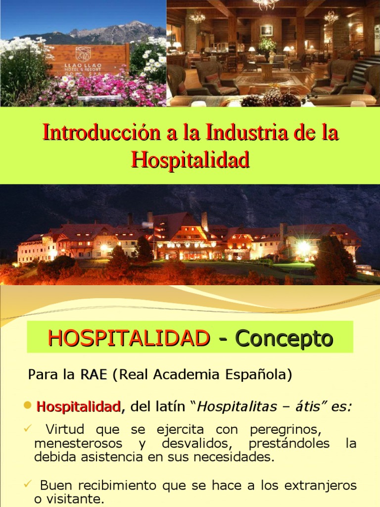 Introduccion A La Actividad Hotelera. | PDF | Hotel | Industria de la ... Introduccion A La Actividad Hotelera. | PDF | Hotel | Industria de la ...