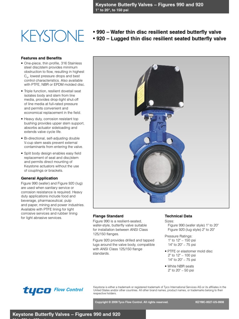 Keystone Butterfly Valves Catalog - Catalog Library