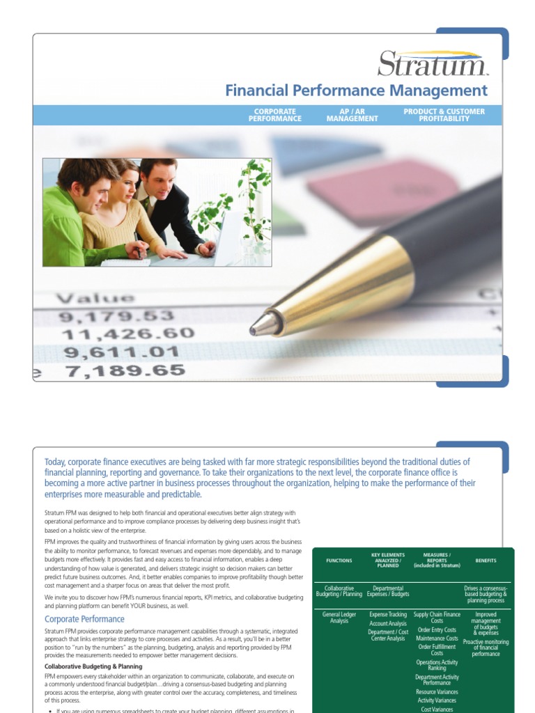 Financial Performance Management | PDF | Profit (Economics) | Performance Indicator