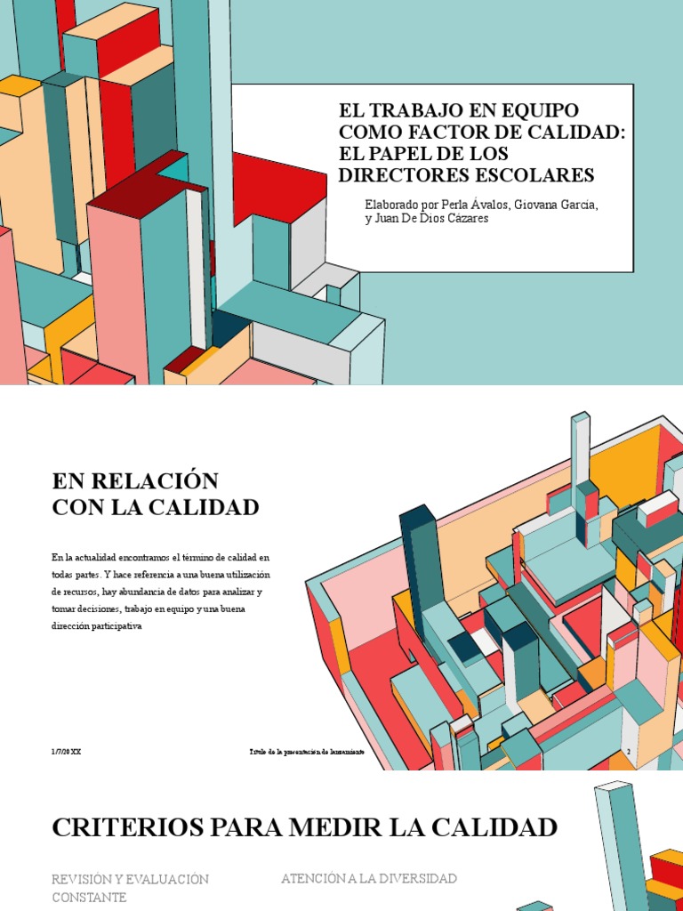 El Trabajo en Equipo Como Factor de Calidad | PDF | Modificación de comportamiento | Aprendizaje