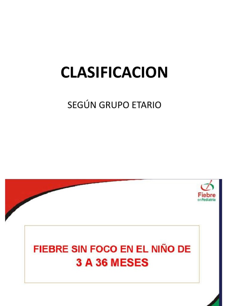 Clasificacion Por Grupo Etario | PDF | Microorganismo | Patologia clinica