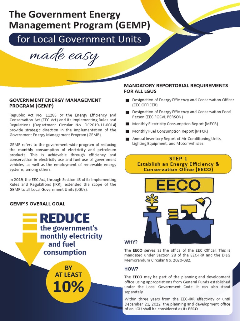 Gemp For Lgus Made Easy V14-Brochure | PDF | Physical Quantities