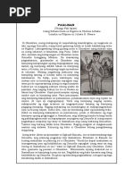 El Filibusterismo Juli Monologue Script PDF | PDF