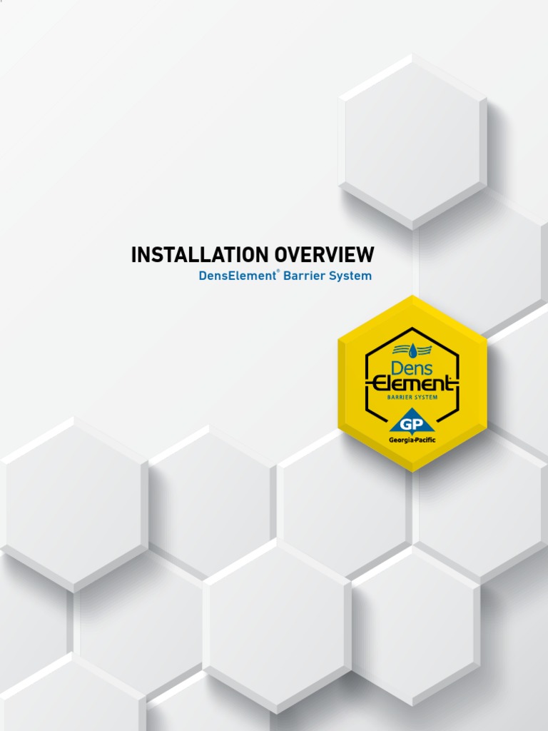 DensElement Installation Guide | PDF | Liquids | Civil Engineering