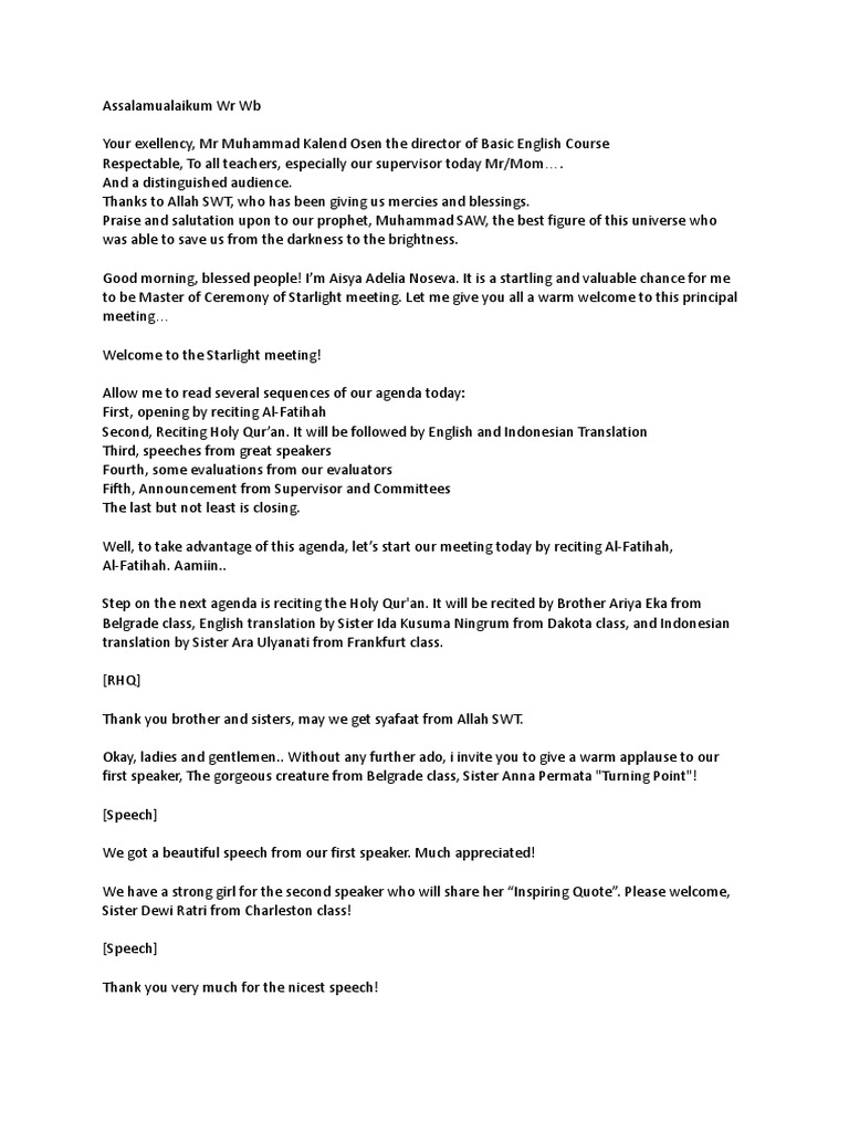 The Example of MC Text | PDF | Abrahamic Religions