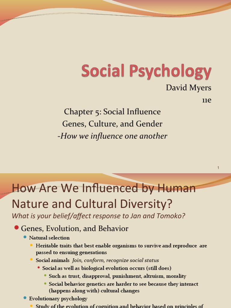 Chapter 5 Power Point | PDF | Evolution | Gender