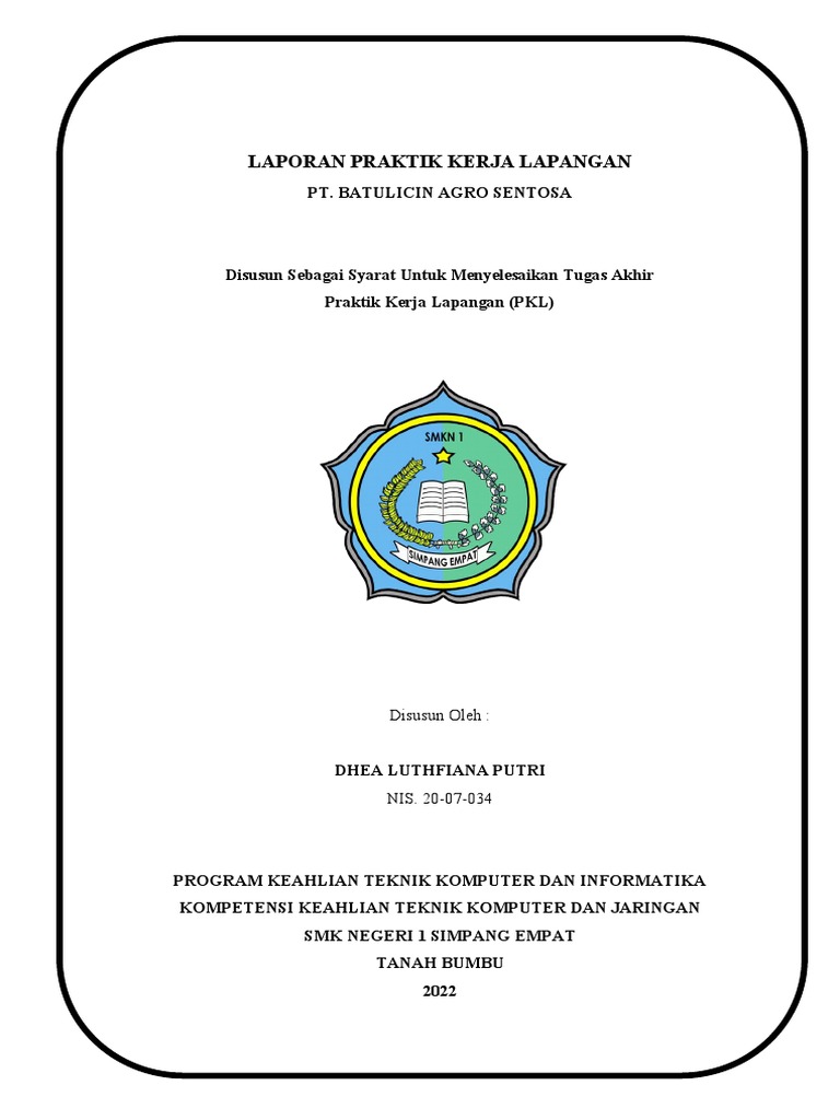 Lap. PKL Dhea Fix | PDF