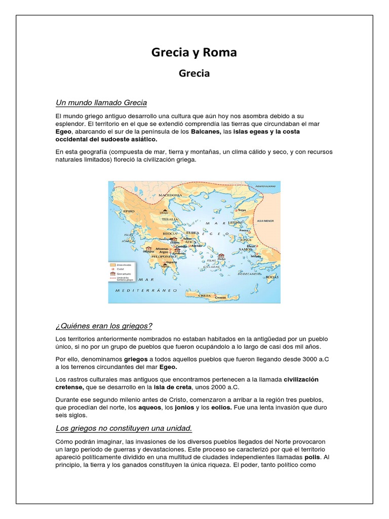 Grecia y Roma | PDF | Antigua Grecia | Esparta