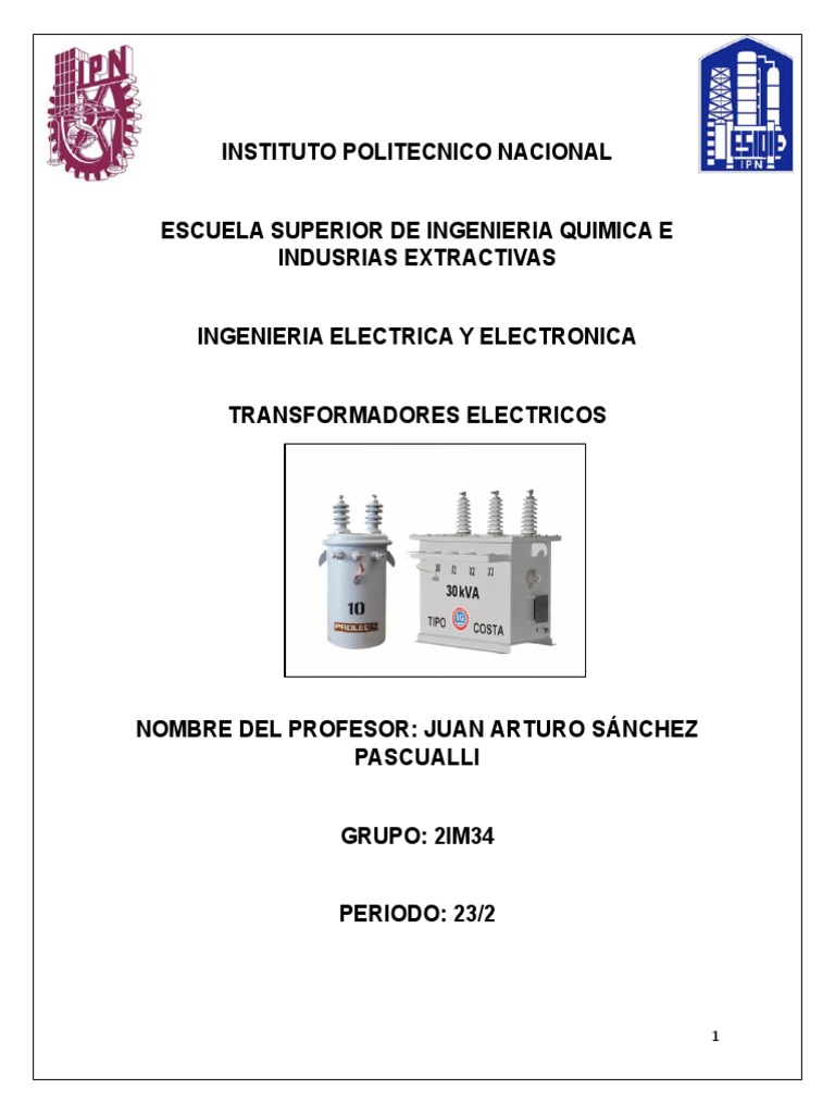 Guía Completa sobre Transformadores Eléctricos | PDF | Transformador ...