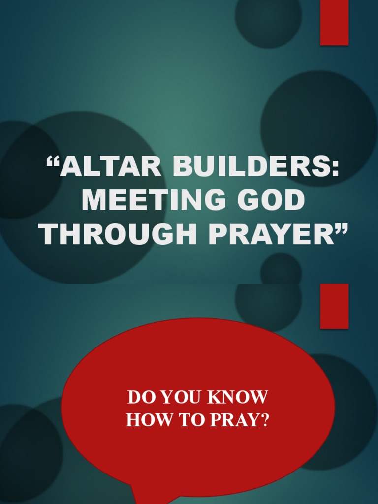 How To Pray | PDF | Humility | Prayer