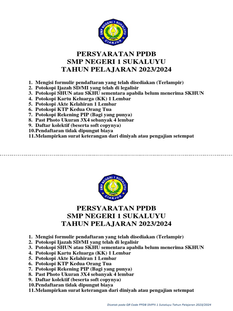 Form PPDB 2023/2024 | PDF