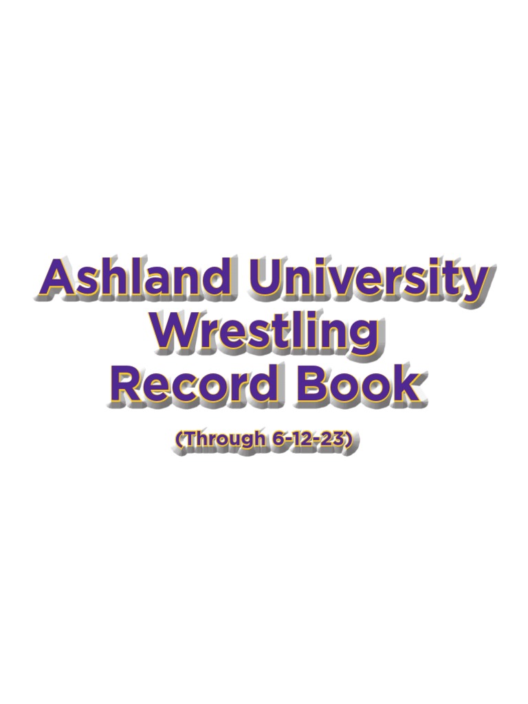 WR Record Book Through 2022-23 | PDF | Ohio | Ncaa Division I Conferences