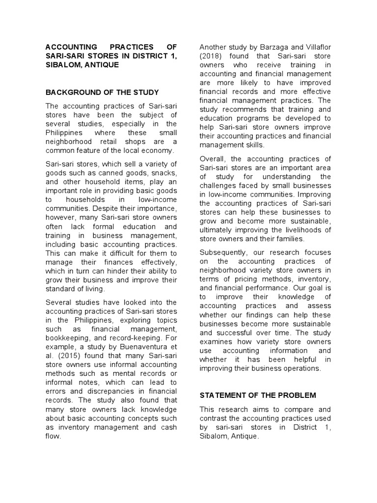 Bsa 3a Group 1 Chapter 1-3 | PDF | Inventory | Pricing