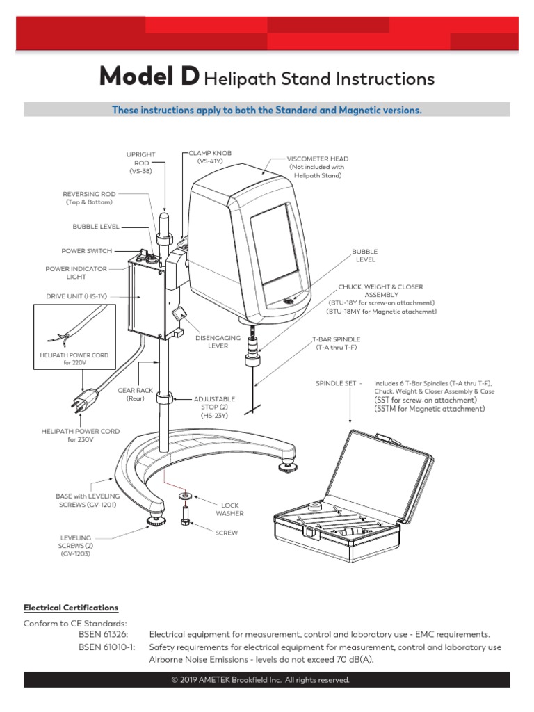 Model D Helipath Stand Instructions - m82 100 N | Download Free PDF ...