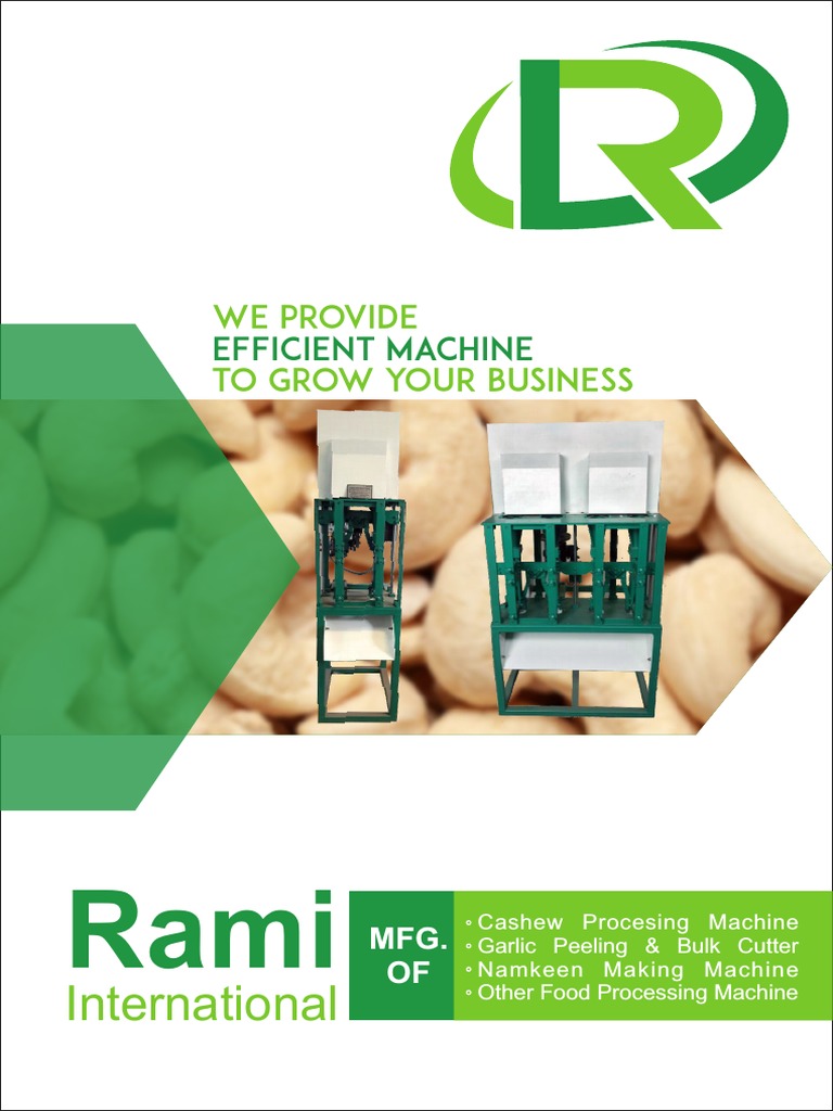 Fully Automatic Cashew Cutting Machine | PDF | Mains Electricity ...
