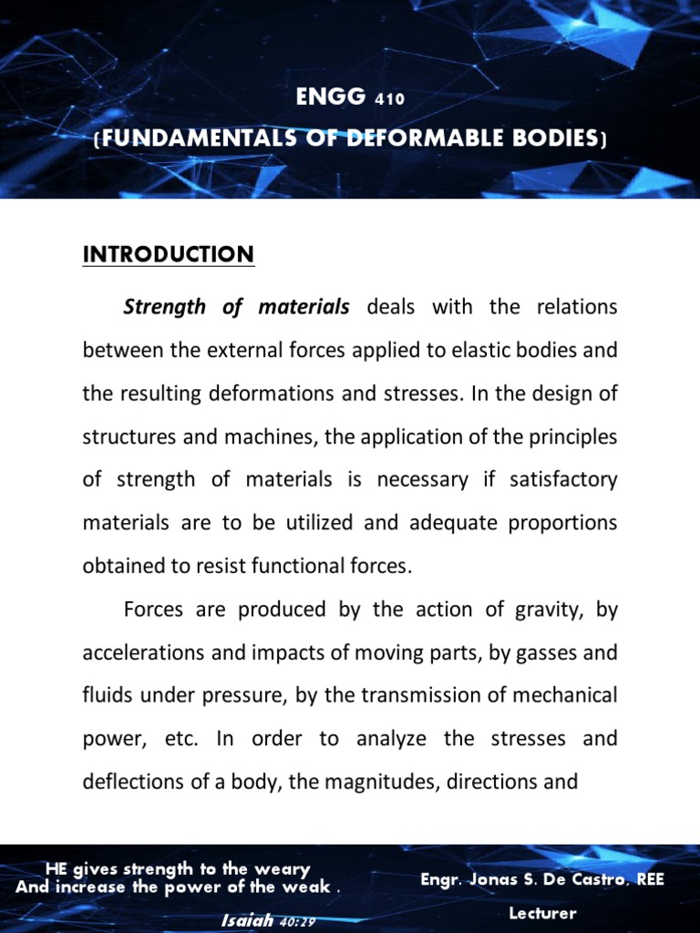 Engineering Stress Analysis Guide | PDF | Stress (Mechanics) | Strength Of Materials