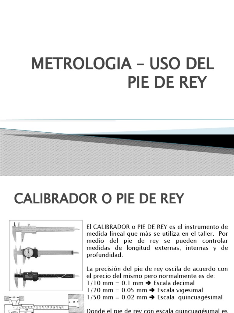 Como Usar Un Pie de Rey | PDF | Herramientas | Longitud