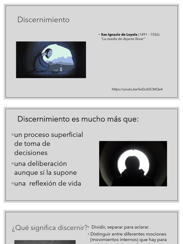 Discernimiento Características DSV | PDF