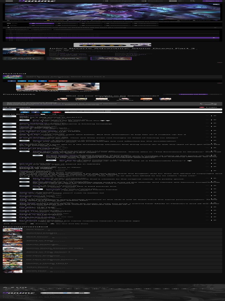 Watch JoJo's Bizarre Adventure Stone Ocean Part 3 Online in HD With ...