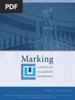 Cleared CUI Training Aid - Markings 2024 | PDF | Classified Information ...