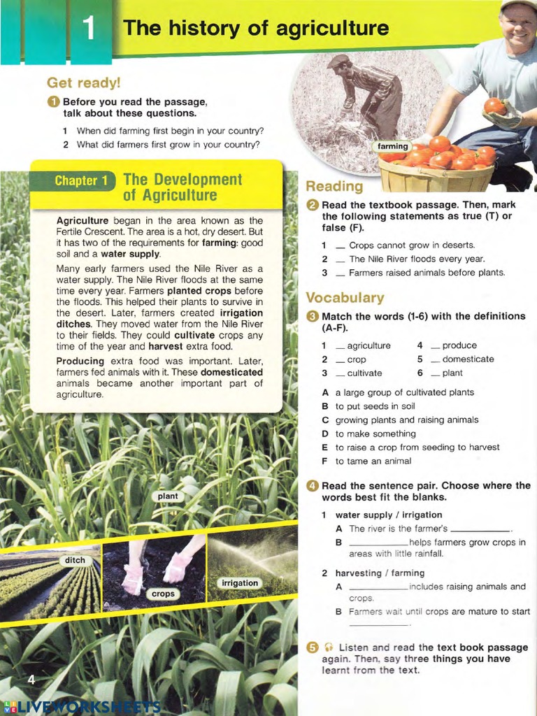 History of Agriculture | PDF | Agriculture | Farmer