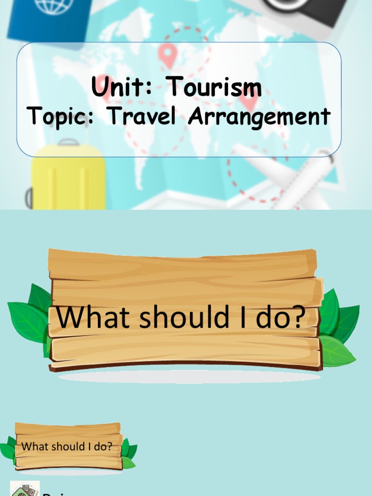 Unit Tourism Topic Travel Arrangement ListeningSkill | PDF | Guide Book ...
