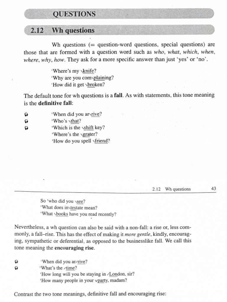 WH and Yes No Questions | PDF