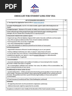 VFS Visa Checklist Detailed Subdocs | PDF | Receipt | Travel Visa
