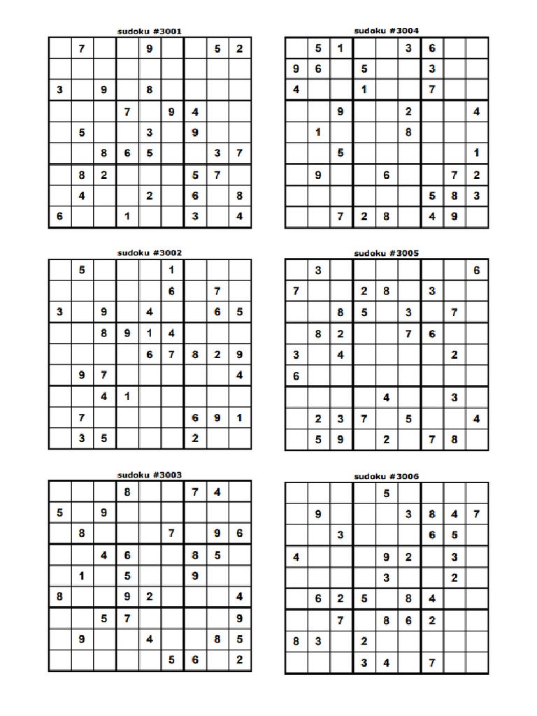 Sudoku | PDF