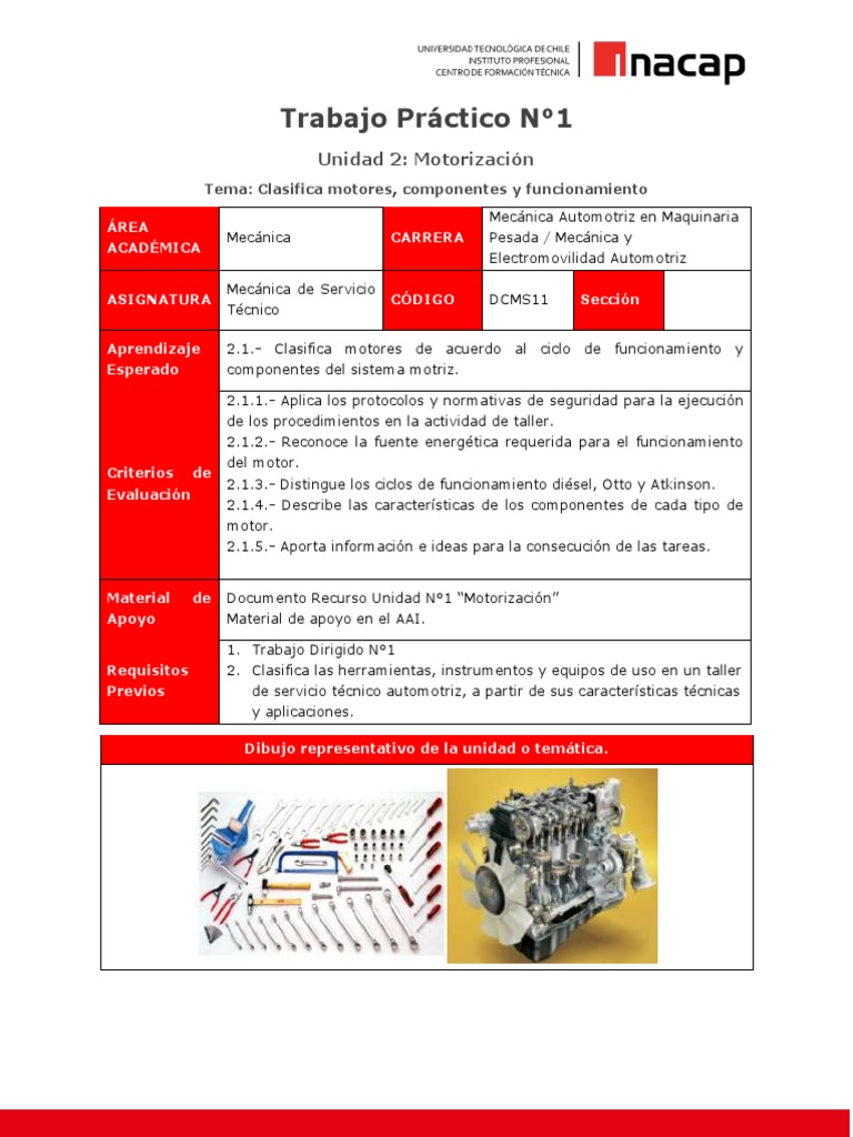 DCMS11 U2 TP1 | PDF | Tornillo