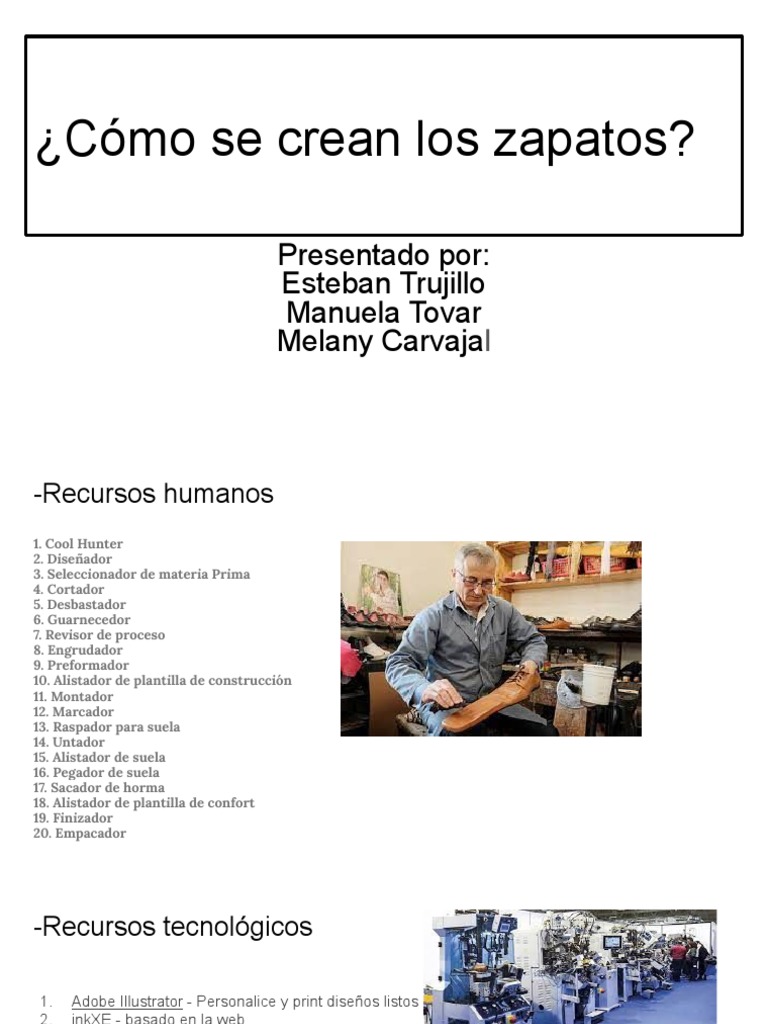 ¿Como Se Crean Los Zapatos | PDF | Calzado | Zapato