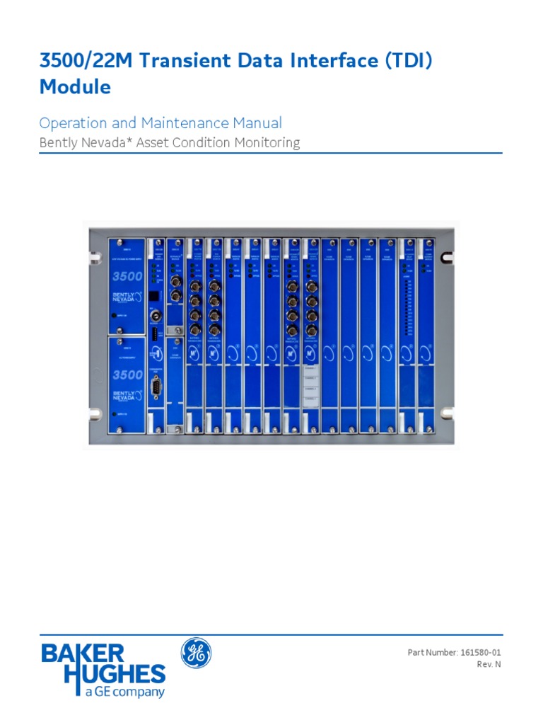 3500 Transient Data Interface (TDI) Module | PDF | Device Driver ...