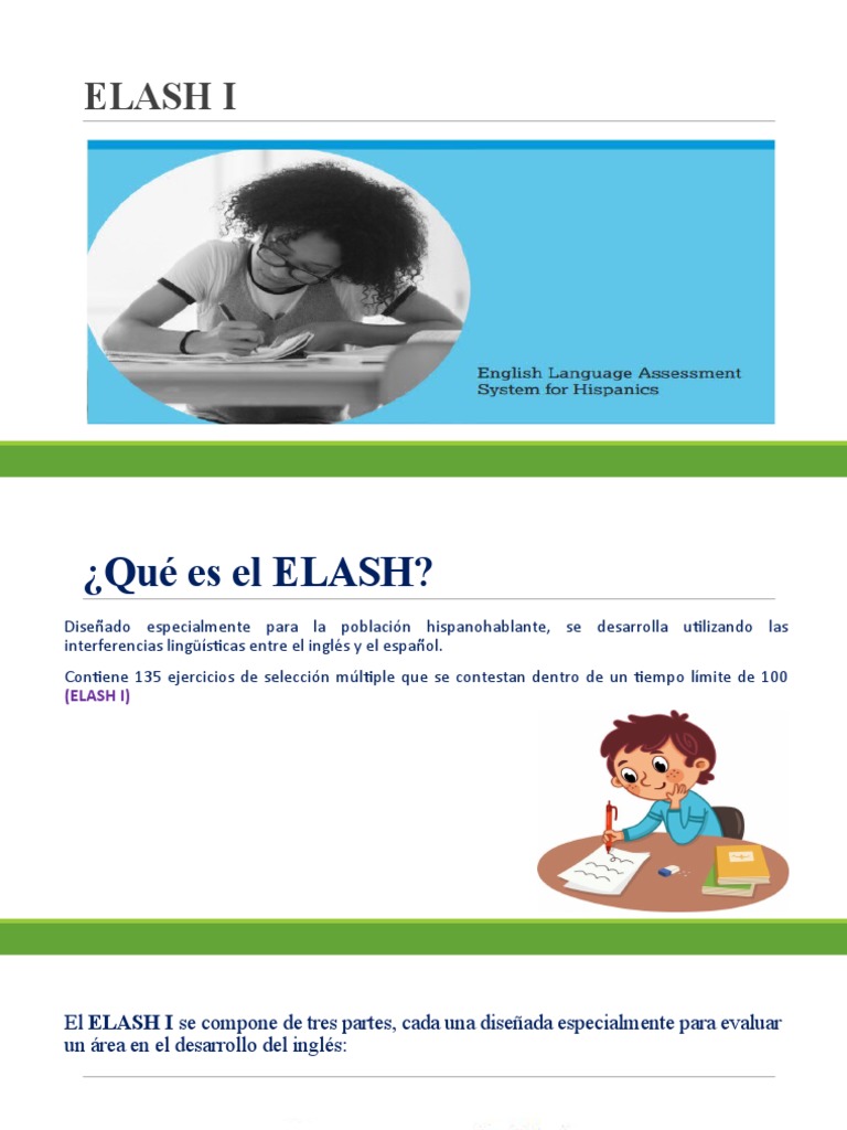 ELASH I Presentation | PDF | Artes del Lenguaje y Comunicación