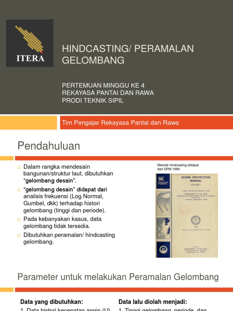 Peramalan Gelombang dengan Hindcasting | PDF