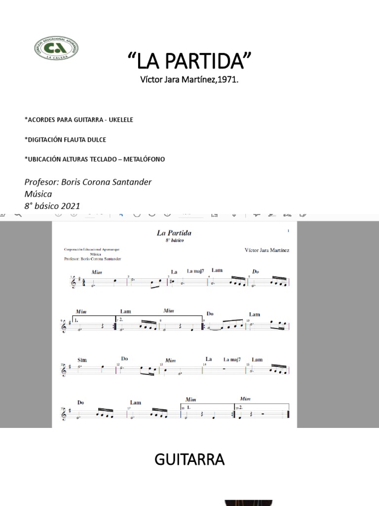 8° INSTRUMENTAL - La Partida | PDF