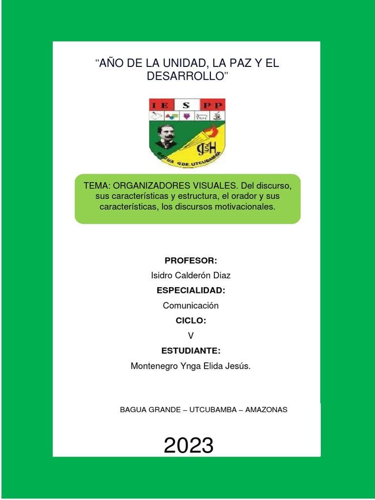 Mapa Conceptual Del Discurso | PDF | Hablar en público | Cognición