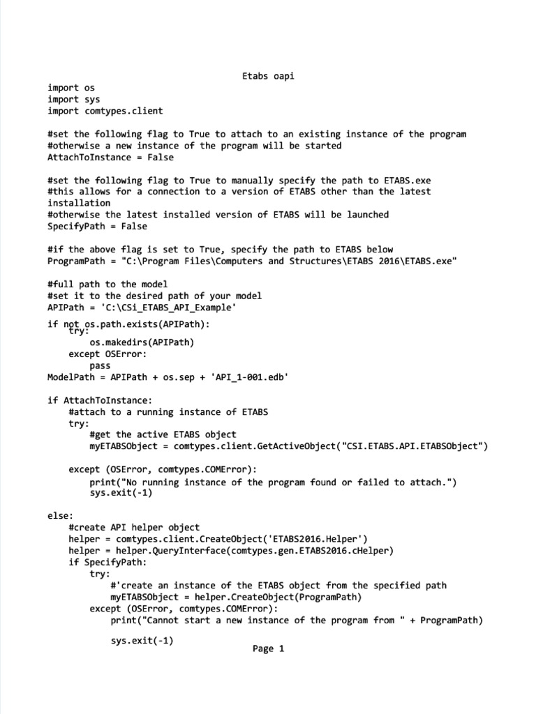PDF Etabs Oapi - Compress | PDF | Information Technology Management | Operating System Families