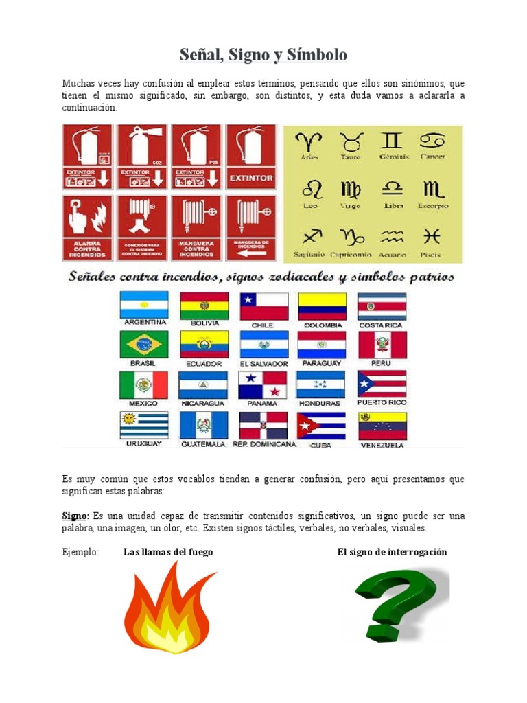 Señal, Signo, Símbolo | PDF | Los símbolos | Imagen
