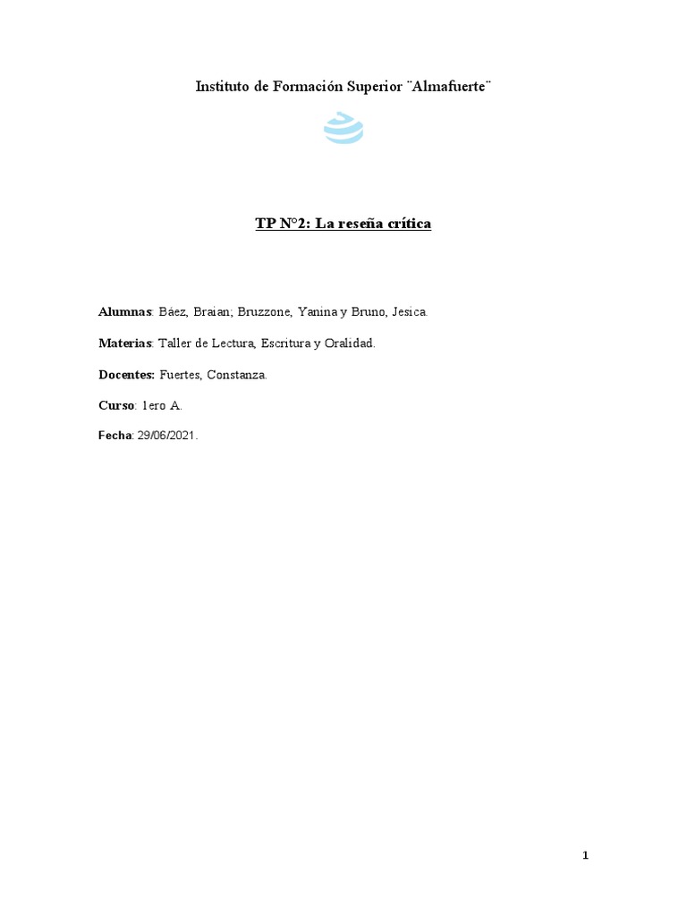 Baez Bruzzone Bruno-TP2 2 | PDF | Cuentos | Narración