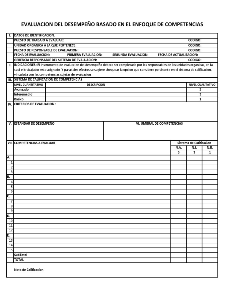 Instr.. Eval. Del Des. Enfoq. Compet. APE III GT 02 - 04 - 2023 | PDF