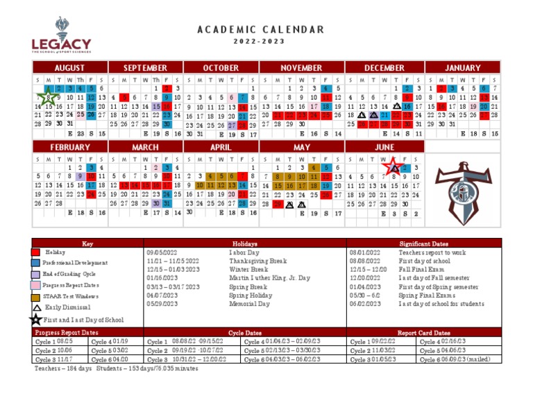 2022-23 Calendar 4 Day Option | PDF | Social Institutions | Educational ...