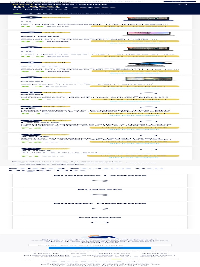 Top 10 Budget Laptops of 2023 - Best Reviews Guide | Download Free PDF ...