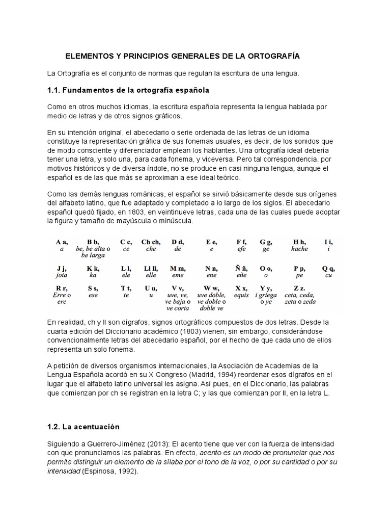 Acentuación y uso de la tilde en español | PDF | Alfabeto | Ortografía