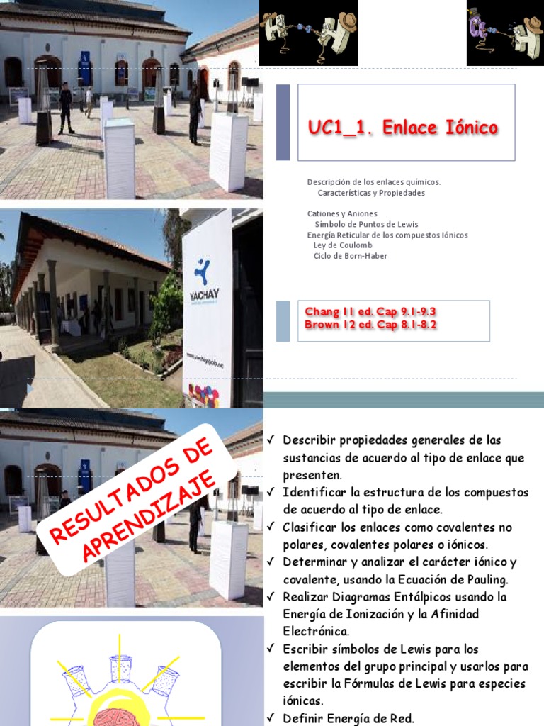 UC1 1 Ionico | PDF | Enlace químico | Enlace covalente