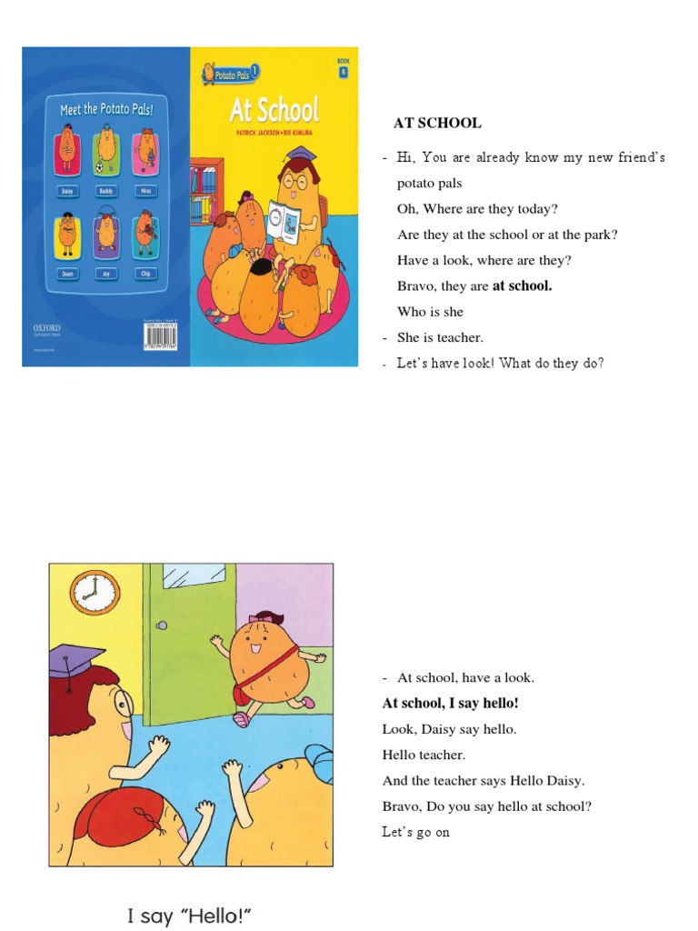 Potato 3. AT SCHOOL | PDF | Language Arts & Discipline | Home & Garden