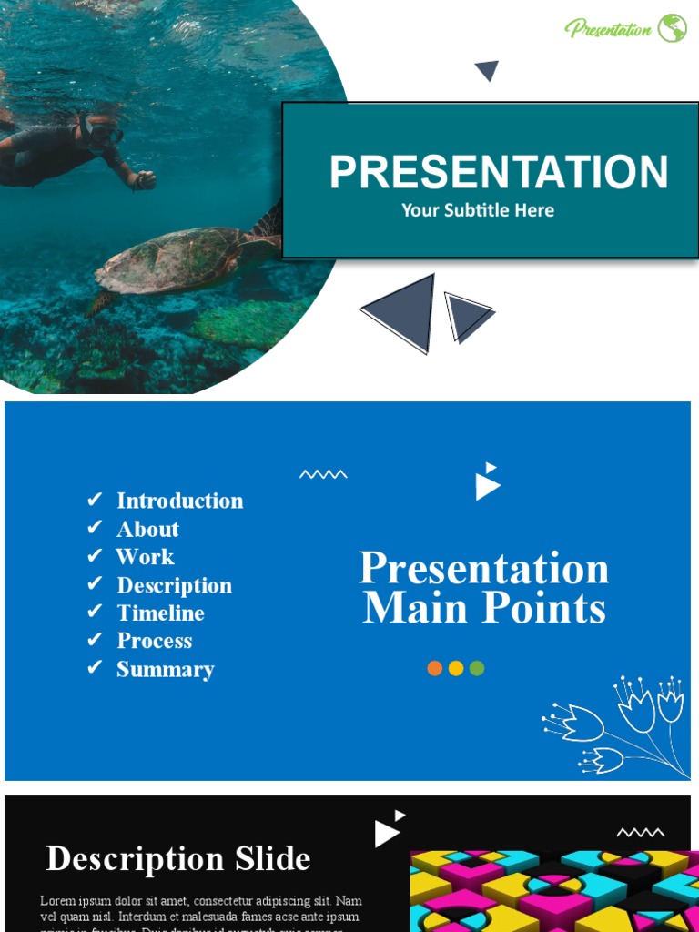066 Free Scuba Powerpoint Template and Google Slides Themes | PDF