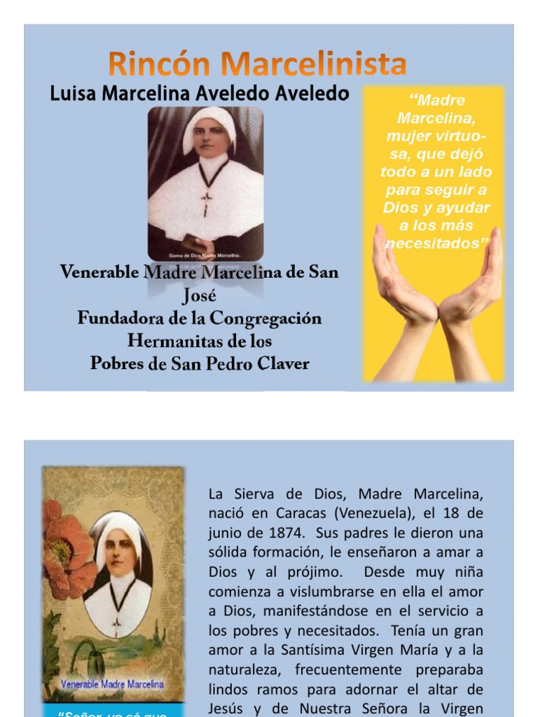 Madre Marcelina | PDF | María, madre de Jesús | Amor
