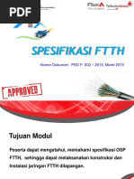 Rasio Redaman dan Splitter Fiber Optik | PDF