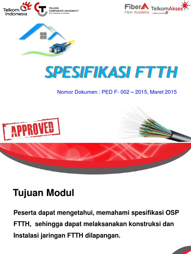 Spesifikasi FTTH | PDF