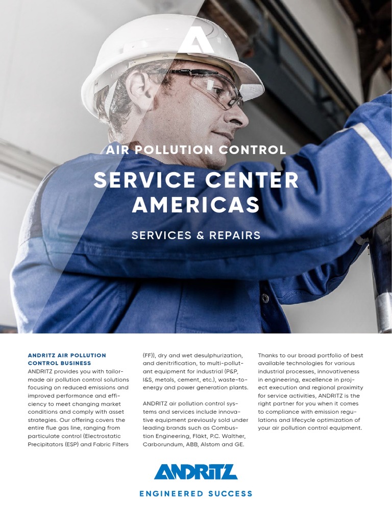 ANDRITZ Service Center Americas Leaflet a4 May22 Web Data | PDF | Air ...